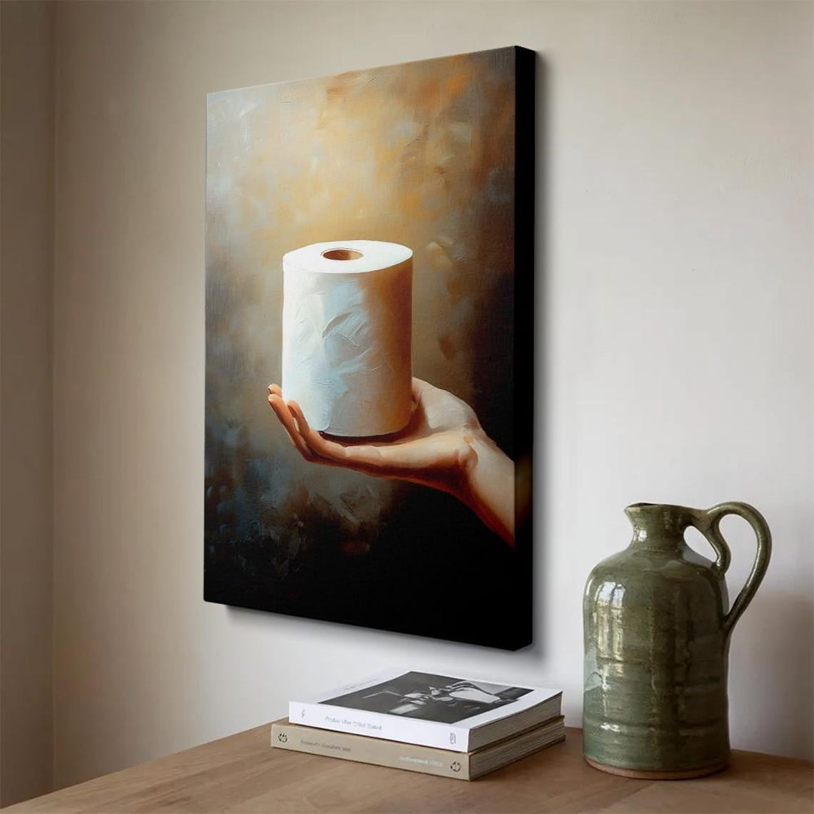 Tet Paper Art Poster Bathroom Decor UNFRAMED Poster, 24x36 - Walmart.com