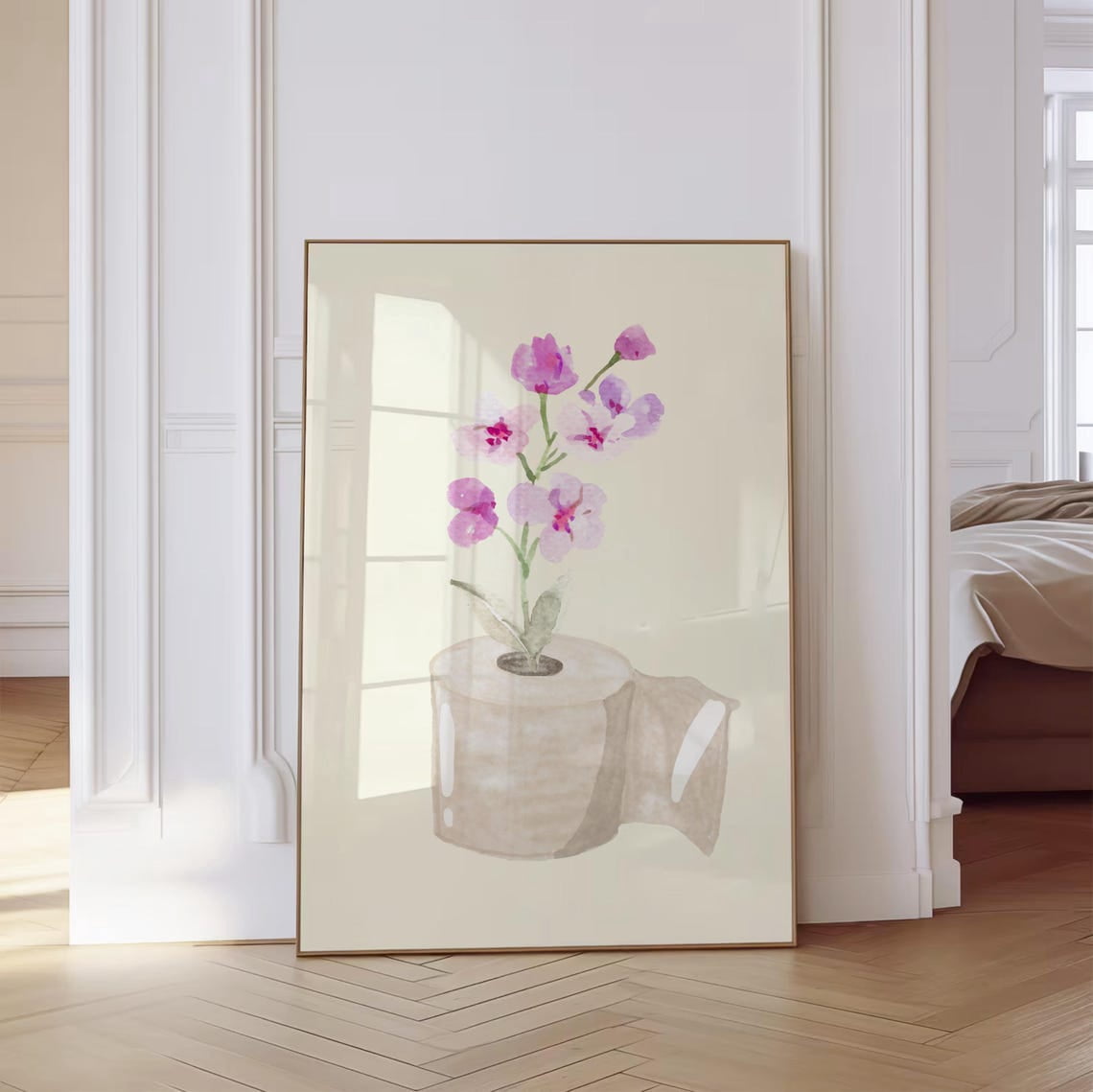 Tet Paper Roll Plant Poster, Art, Bathroom Wall Art, Botanical Poster ...