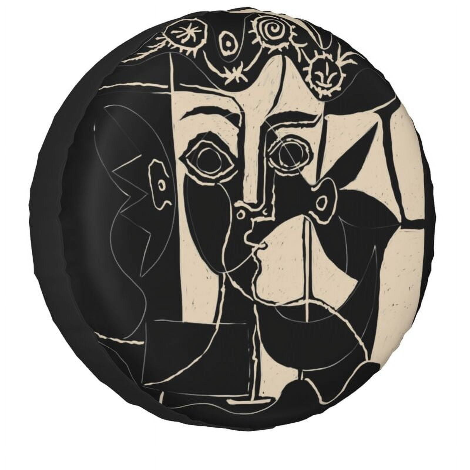 Tete De Femme Pablo Picasso Spare Wheel Tire Cover for Land Cruiser ...