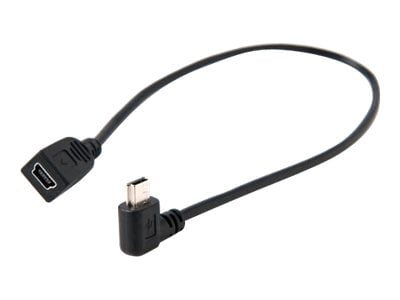 Tether Tools TetherPro Mini B USB Right Angle Cable Adapter, 1 Foot ...