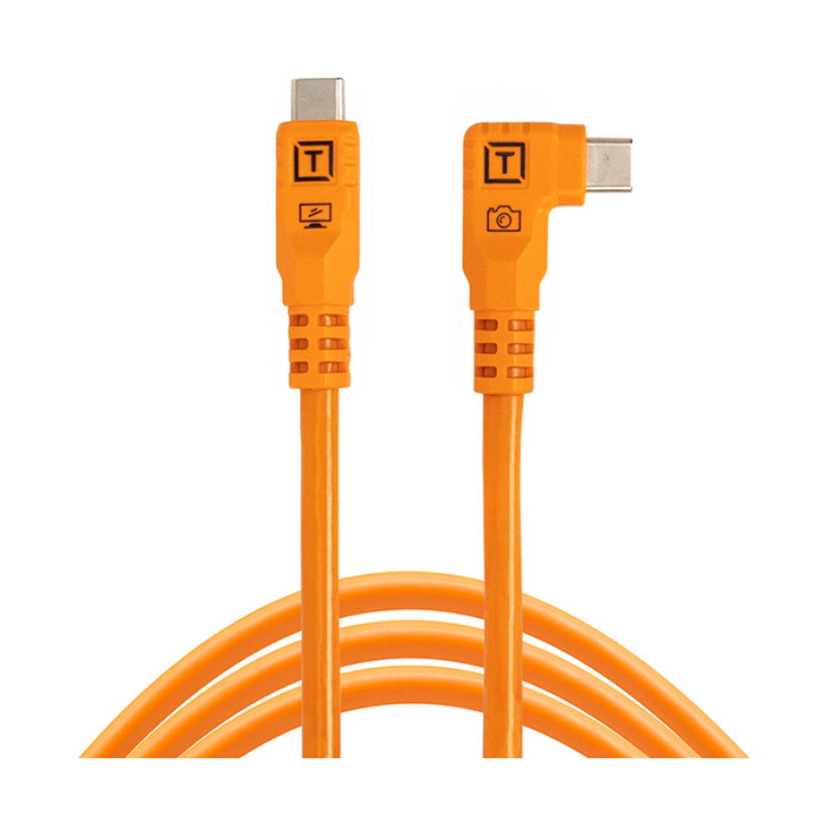 Tether Tools TetherPro Optima 10G 10' USB-C Straight to USB-C Right ...