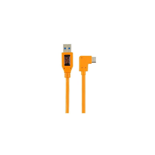 Tether Tools TetherPro Right Angle Adapter USB 3.0 to USB-C Pigtail ...