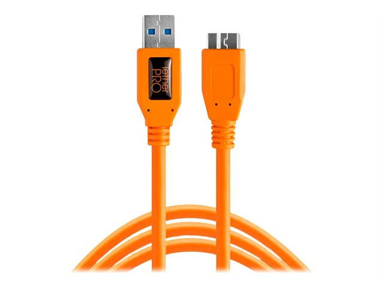 Tether Tools TetherPro USB 3.0 to Micro-B Cable, 15' 4,6m, High ...