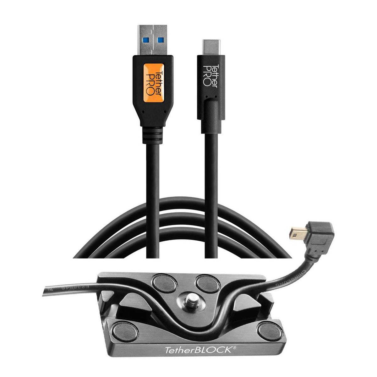 Tether Tools TetherBLOCK MC Multi Cable Mounting Plate with TetherPro ...