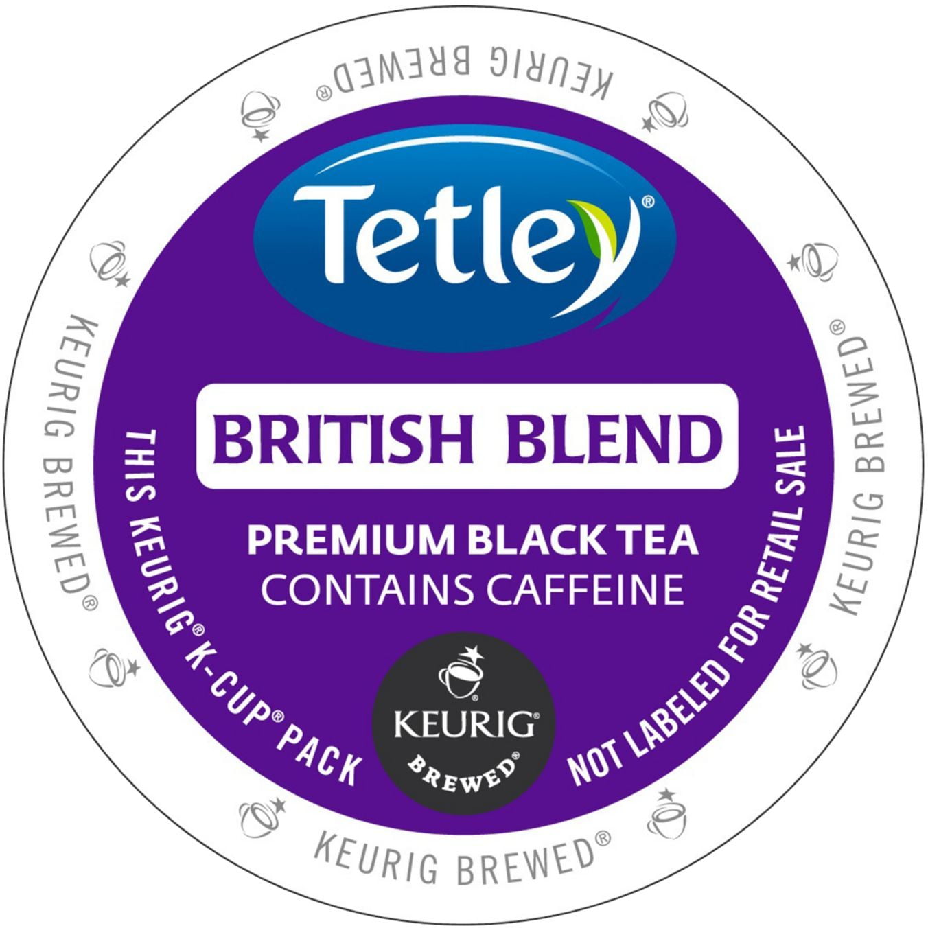 Tetley Tea British Blend Tea, K-Cup Portion Pack for Keurig Brewers ...