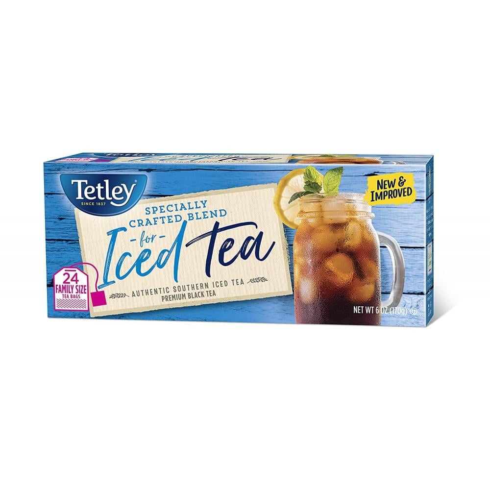 Tetley, Iced Tea Blend, Tea Bags, 24 Count Box (5 Boxes) - Walmart.com