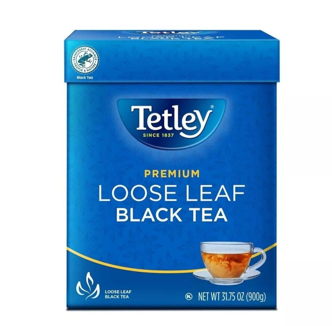 Tetley Premium Loose Leaf Black Tea, 31.75 Ounce, Aromatic English ...