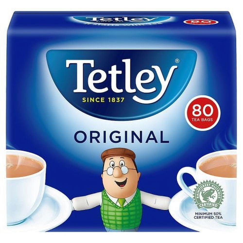 Tetley British Blend Tea Bags, Original English Premium, 80ct - Walmart.com