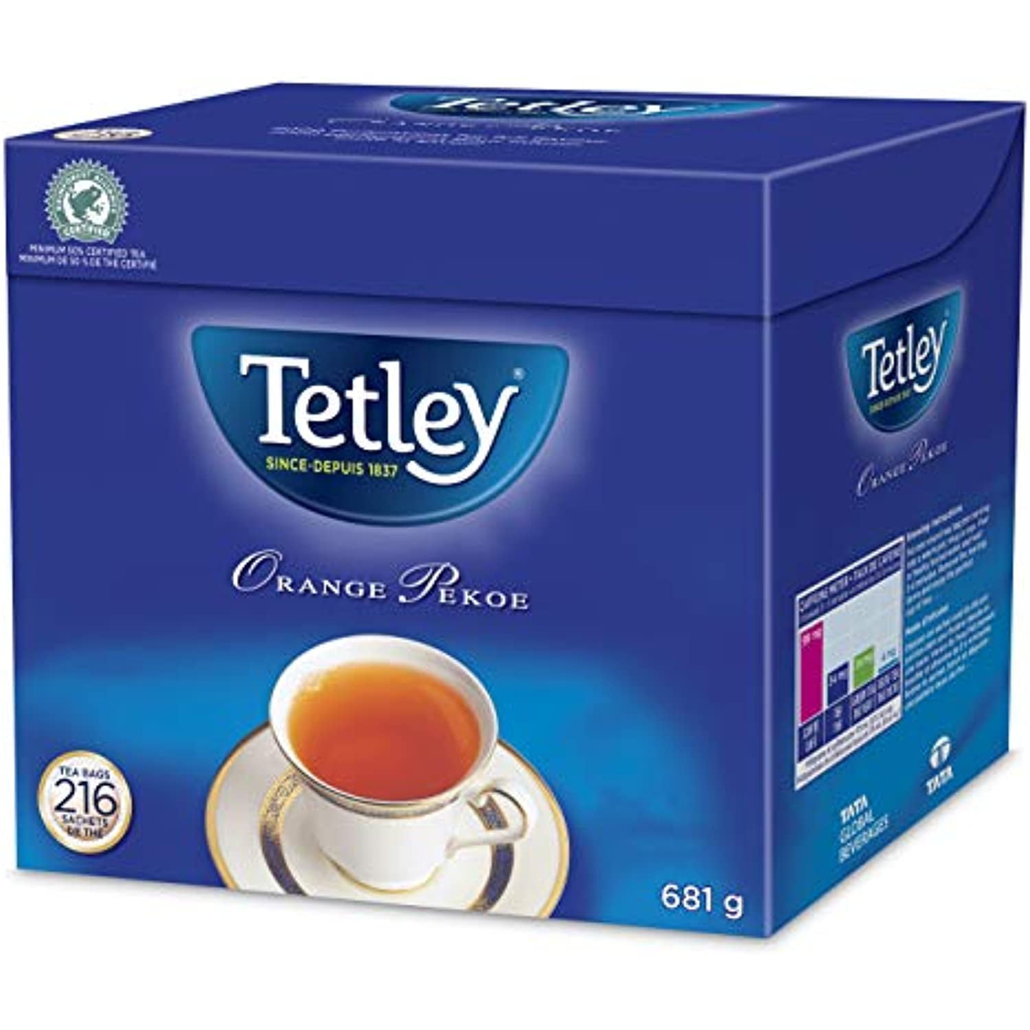 Tetley Tea, Orange Pekoe, 216-Count Tea Bags - Walmart.com
