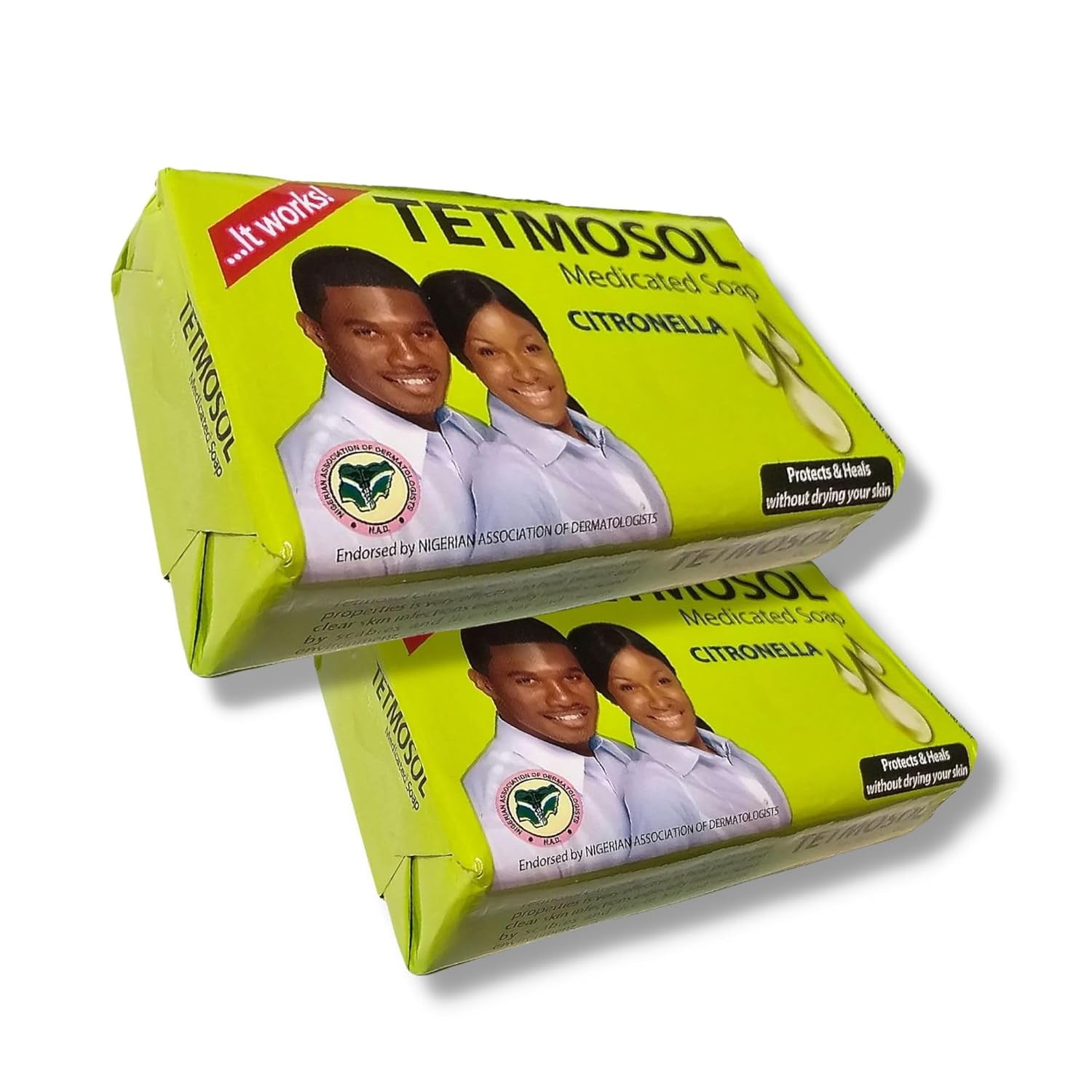 Tetmosol Medicated Soap With Citronella Pack (2) - Walmart.com