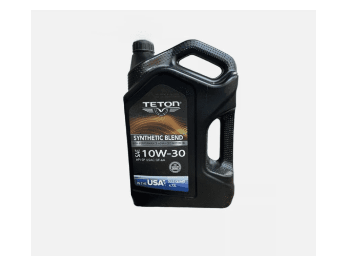 Teton 10W-30 Synthetic Blend High Performance Advanced Motor Oil API SP ...