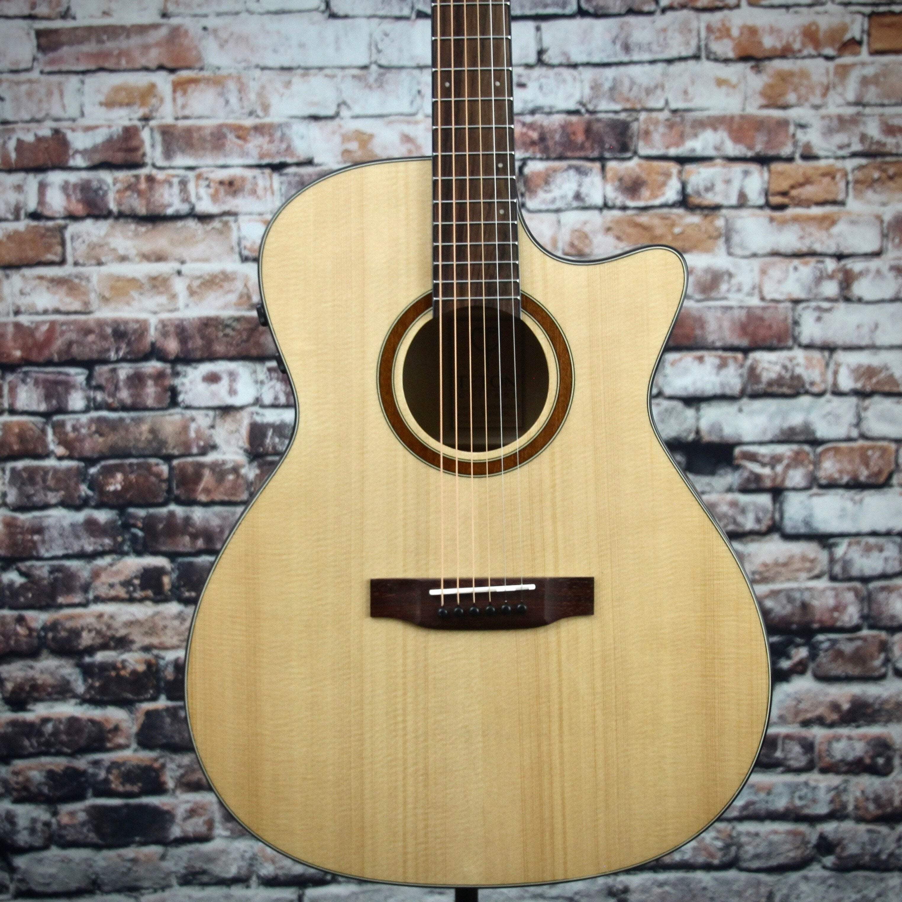 Teton STA130SMCENT Grand Auditorium Acoustic-Electric Guitar - Walmart.com