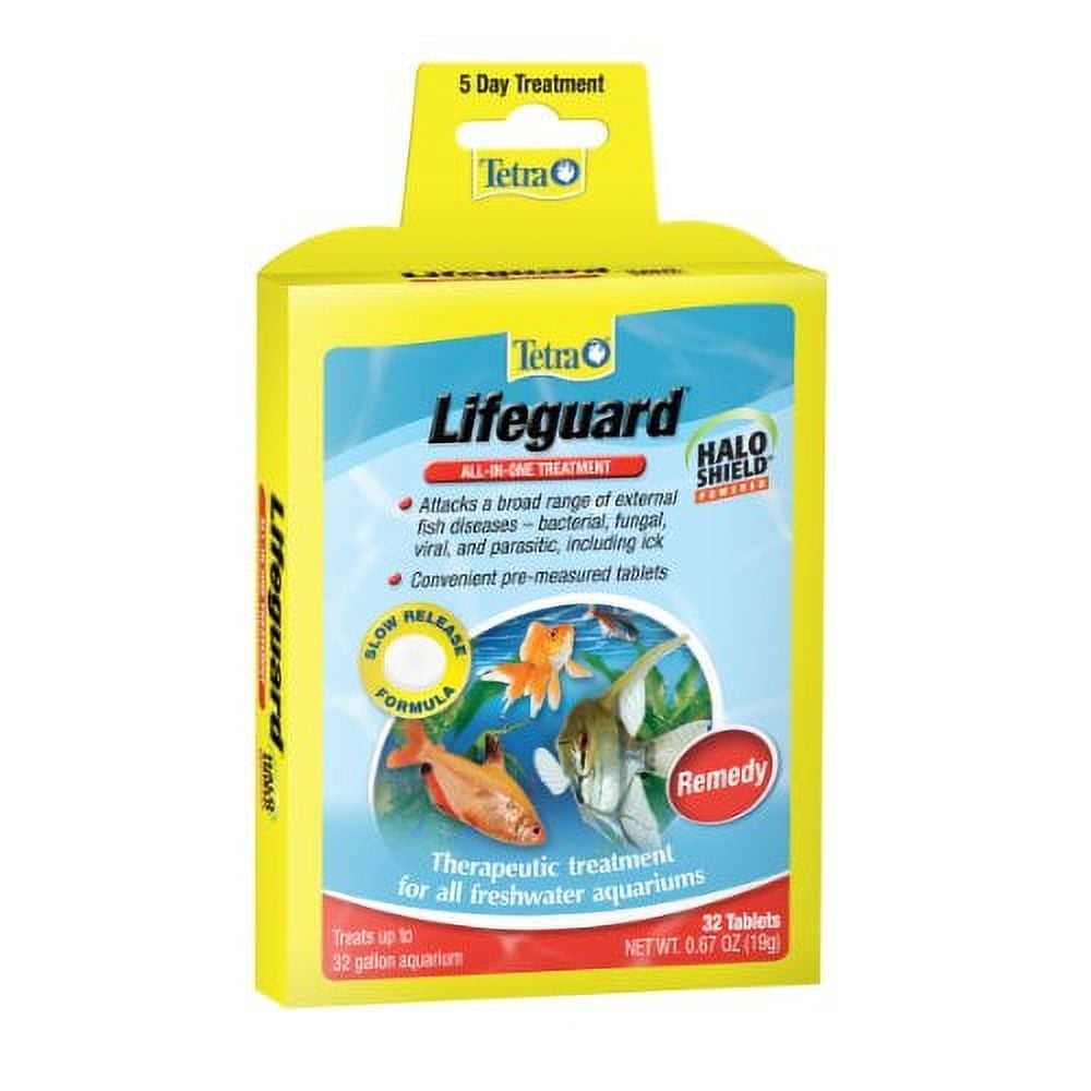 Tetra LifeGuard Tablets, 32-Count, Broad Spectrum Formula for Fish ...