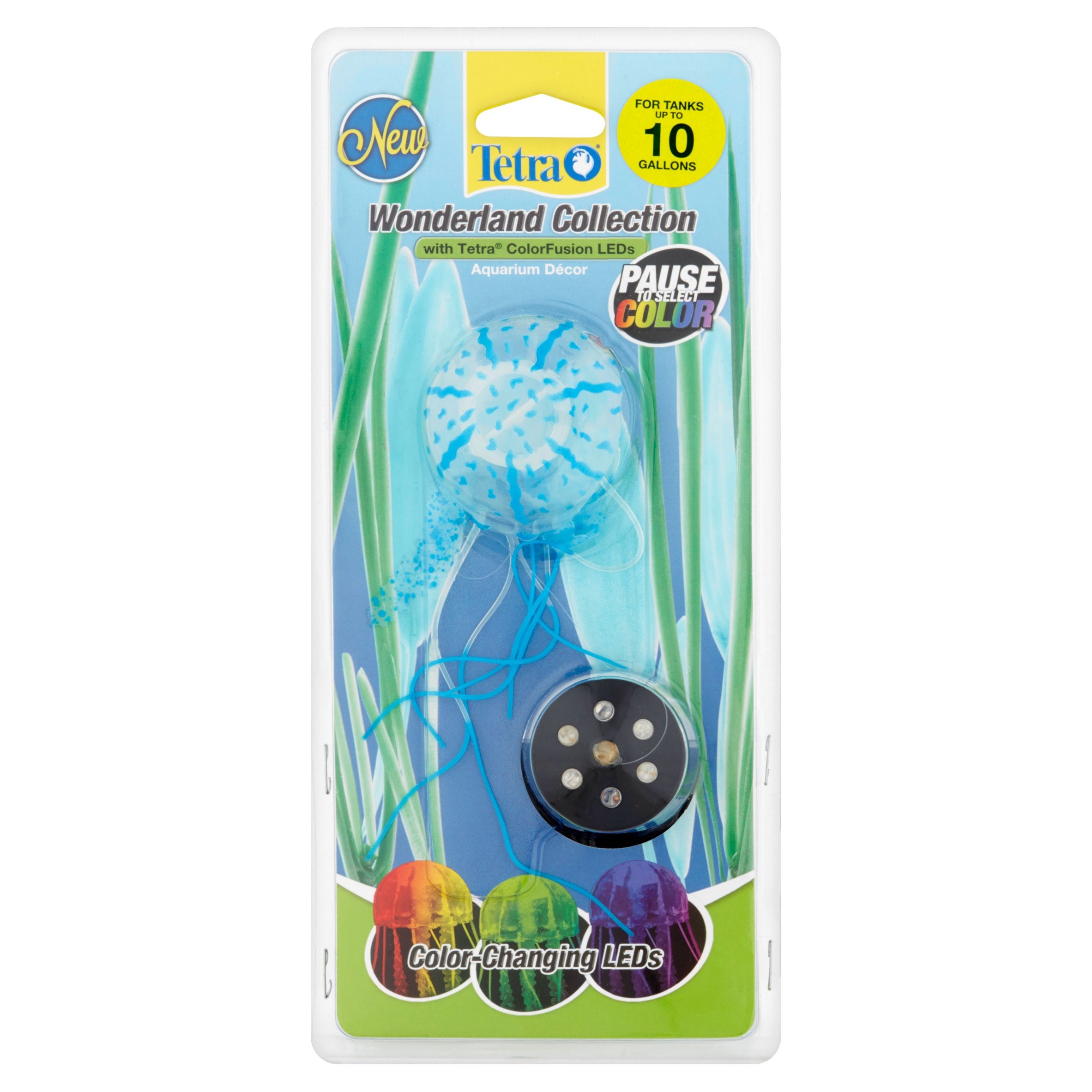 Tetra Colorfusion Wonderland Collection Jellyfish, Aquarium Decor ...