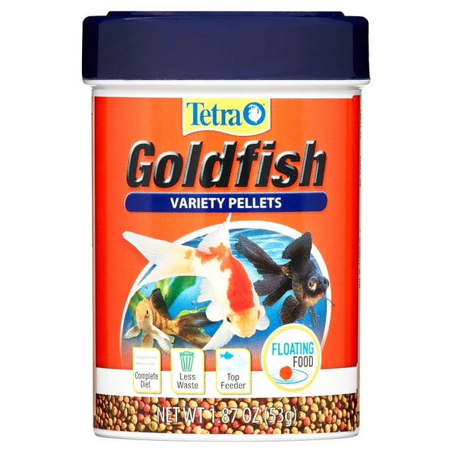 Tetra Goldfish Variety Floating Pellets Fish Food, 1.87 oz. - Walmart.com