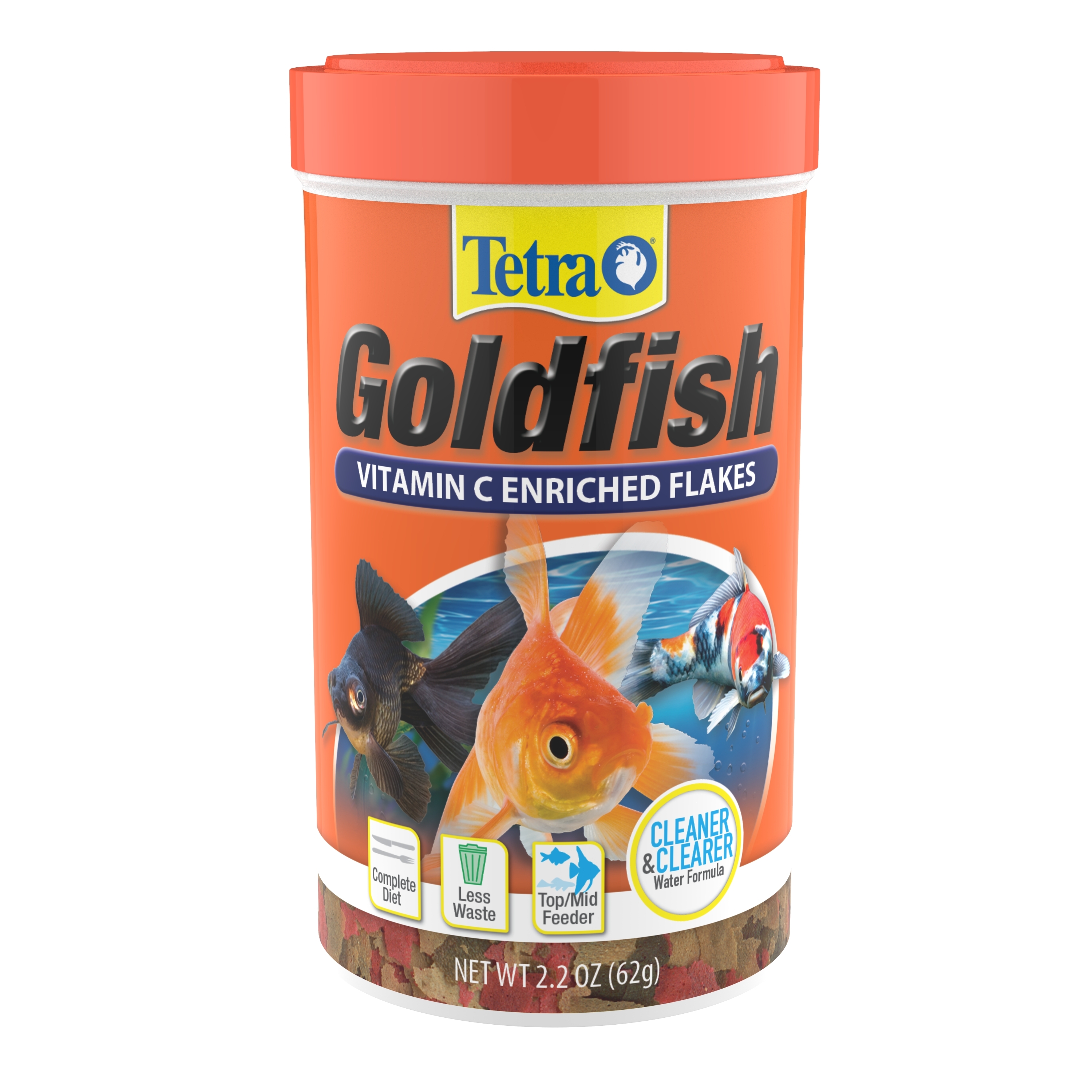 Tetra TetraFin Goldfish Flakes 7.06 Ounces, Balanced Diet Fish Food ...
