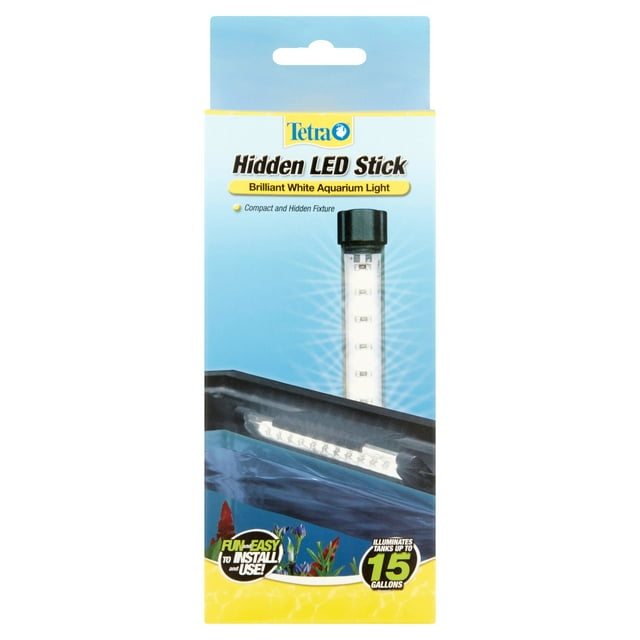 Tetra Hidden Brilliant White LED Aquarium 6 inch Stick - Walmart.com