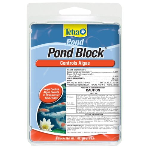 Tetra Pond Block 4 Count, Controls Algae Growth In Ornamental Fish ...