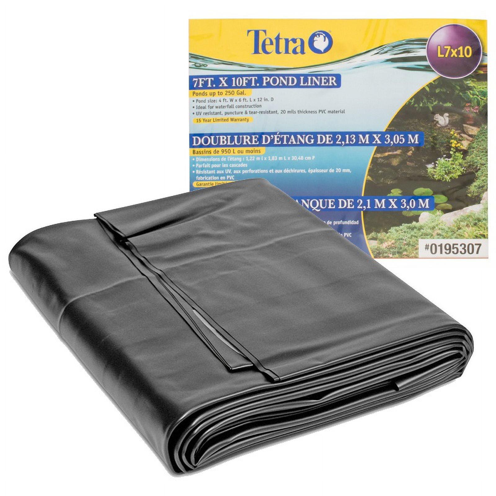 Tetra Pond PVC Pond Liner High Density Tear Resistant Durable Flexible ...