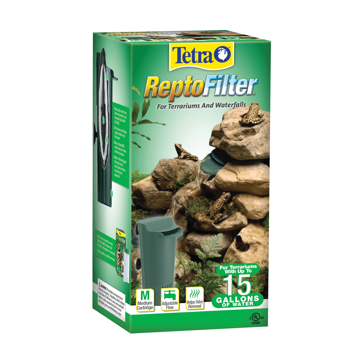 Tetra Repto-Filter, Filtration for Terrariums up to 15 Gallons ...