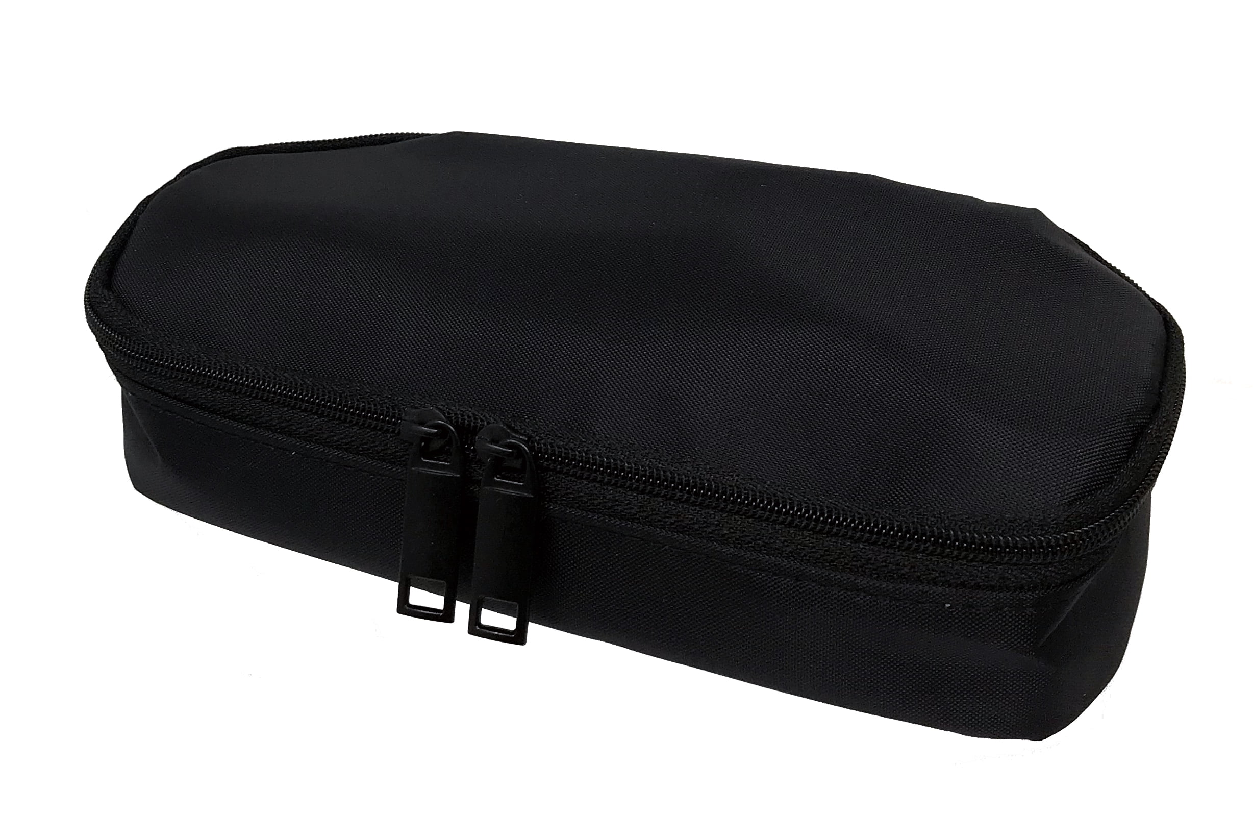 Tetra-Teknica PC-01 8 Inch Long Double Zipper Nylon Pencil Pouch, Color ...