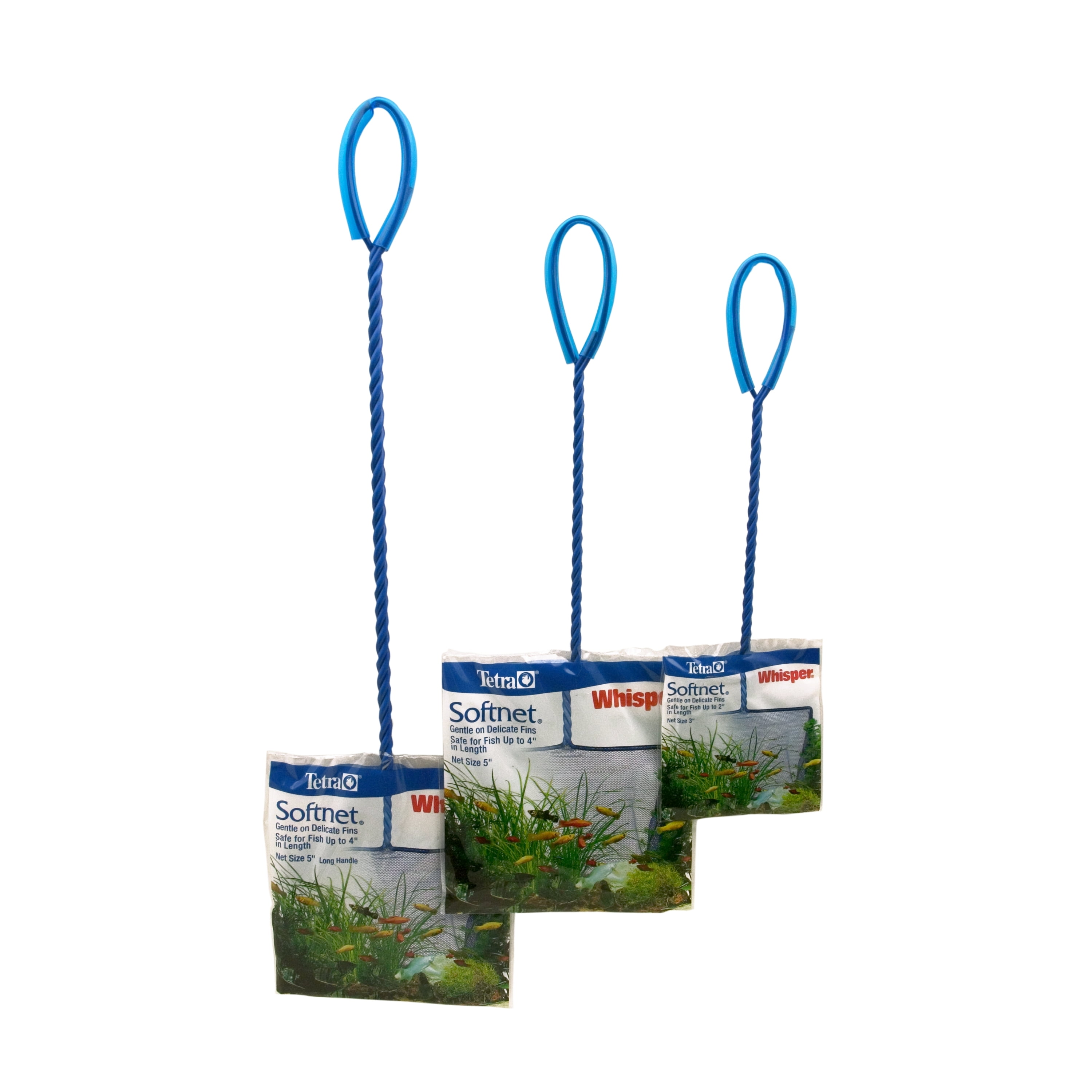 Tetra Whisper 3" Nylon Fish Net with Non-Grab Soft Cushion - Walmart.com