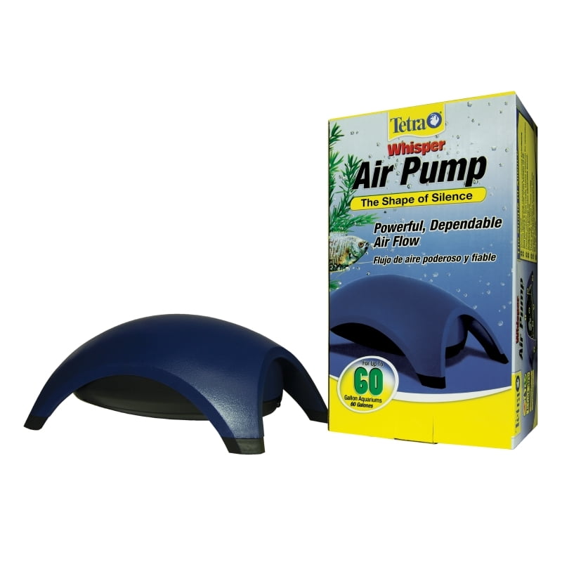 Tetra Whisper Blue Air Pump 40 to 60 Gallons, for Aquariums, Powerful ...