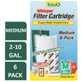 Tetra Whisper Replacement Carbon Aquarium Filter Cartridges, Med 6 ...