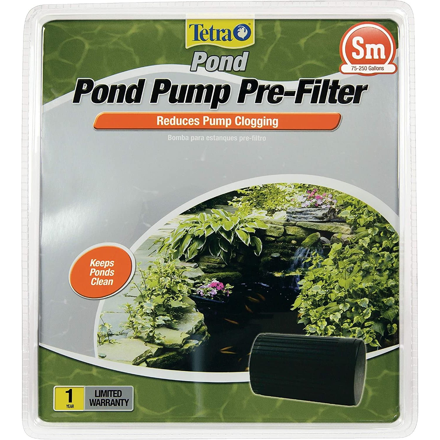 TetraPond Cylinder Prefilter for Water Garden Pumps - Walmart.com
