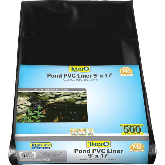 USA Pond Products - 12x20 Blue PVC Pond Liner, Flexible and Durable ...