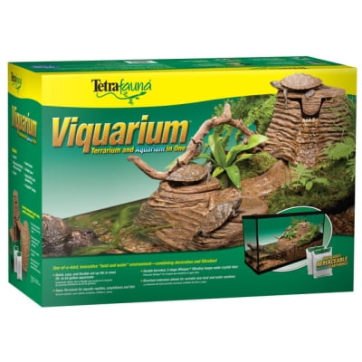 Tetrafauna Viquarium Decorative Aquarium & Terrarium Filter with 3 ...
