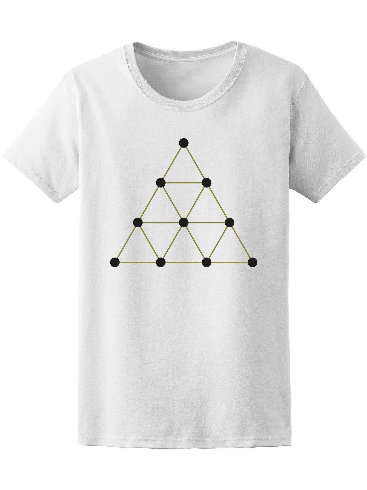 Tetraktys Triangle Symbol T-Shirt Women -Image by Shutterstock, Female ...