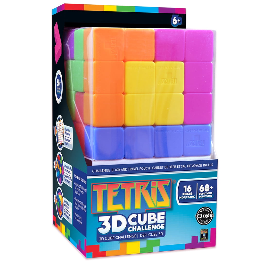 Tetris Cube Brainteaser Puzzle (16-Piece) - Walmart.com
