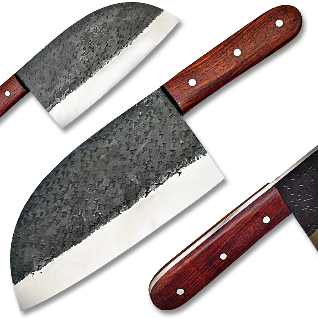 Teuchi Serbian Chef's Knife 1095 Forged High Carbon Steel Coco bola ...