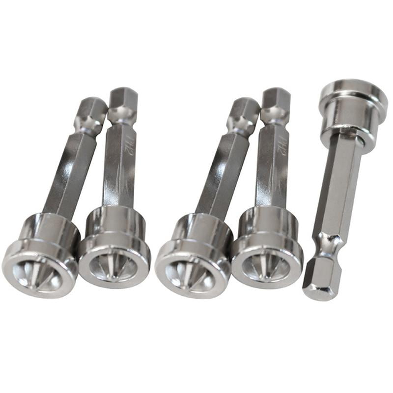 Teursa 5pcs Set Magnetic Positioning Screwdriver Bits Drywall Screw ...
