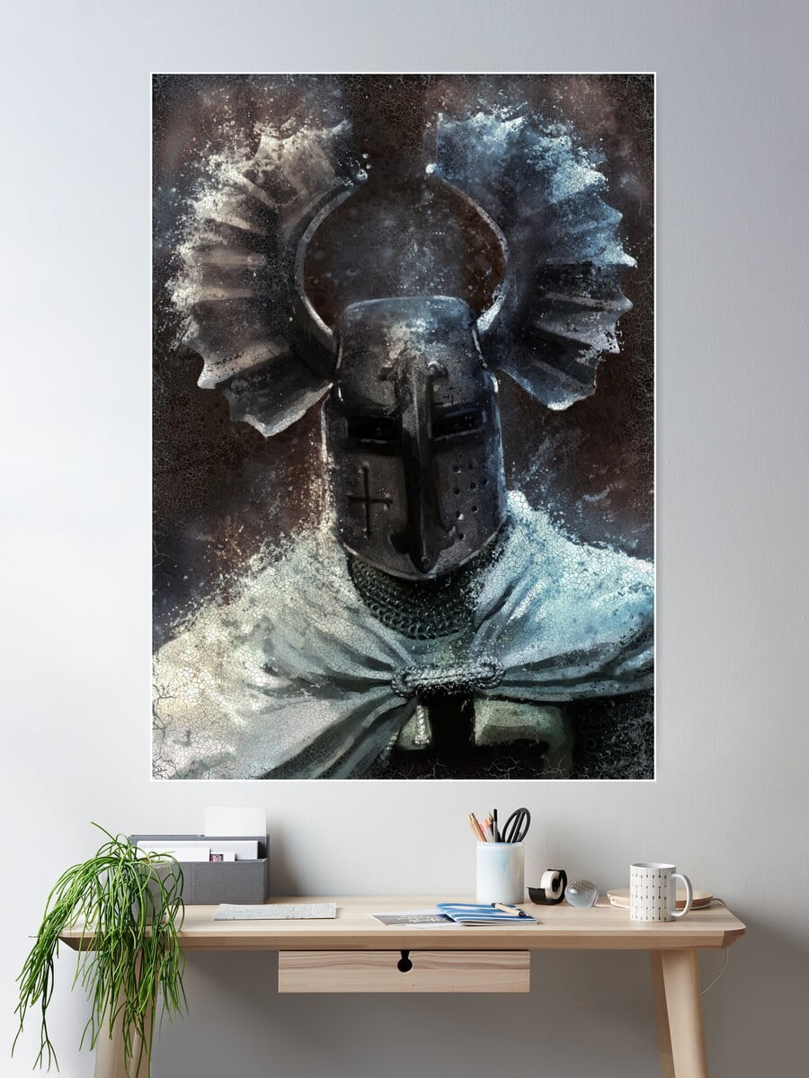 Teutonic Knight Poster Wall Art, Modern Wall Decor For Living Room ...