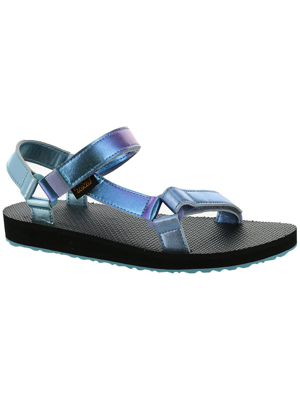 Teva Girls ORIGINAL UNIVERSAL SHIMMER Leather Toddler Sport Sandals ...