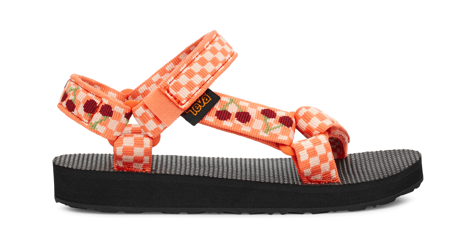 Teva Girls Original Universal Sandal, Picnic Cherries Carrot/Rhubarb, 8 ...