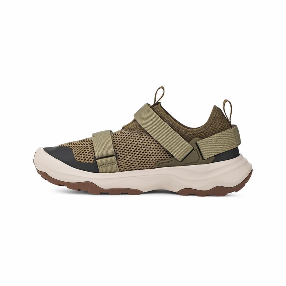 Teva Men Outflow Universal Water Shoe, Dark Olive, Recycled Mesh ...