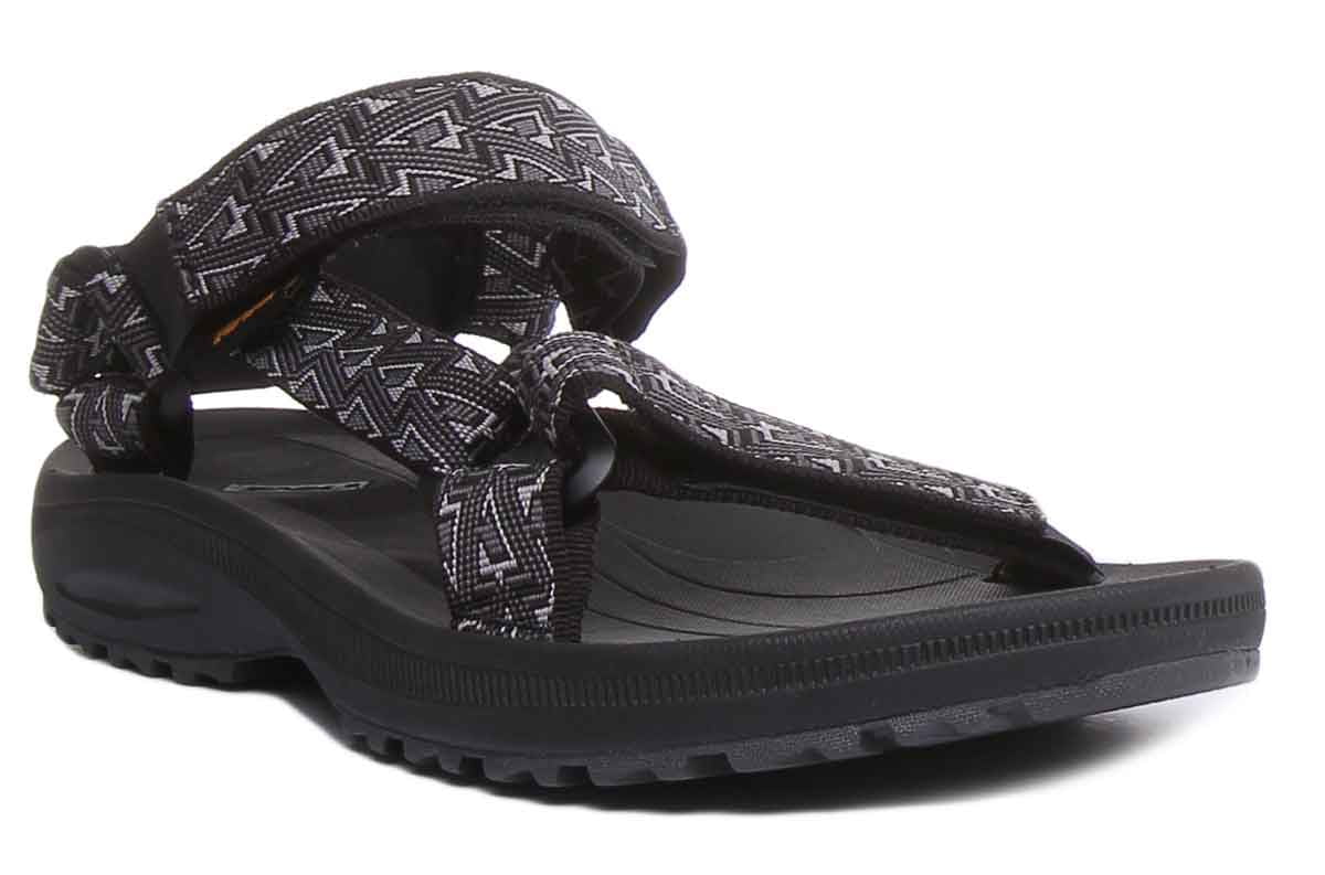Teva Men's Winsted Hook and Loop Sandals Black Size 12 - Walmart.com