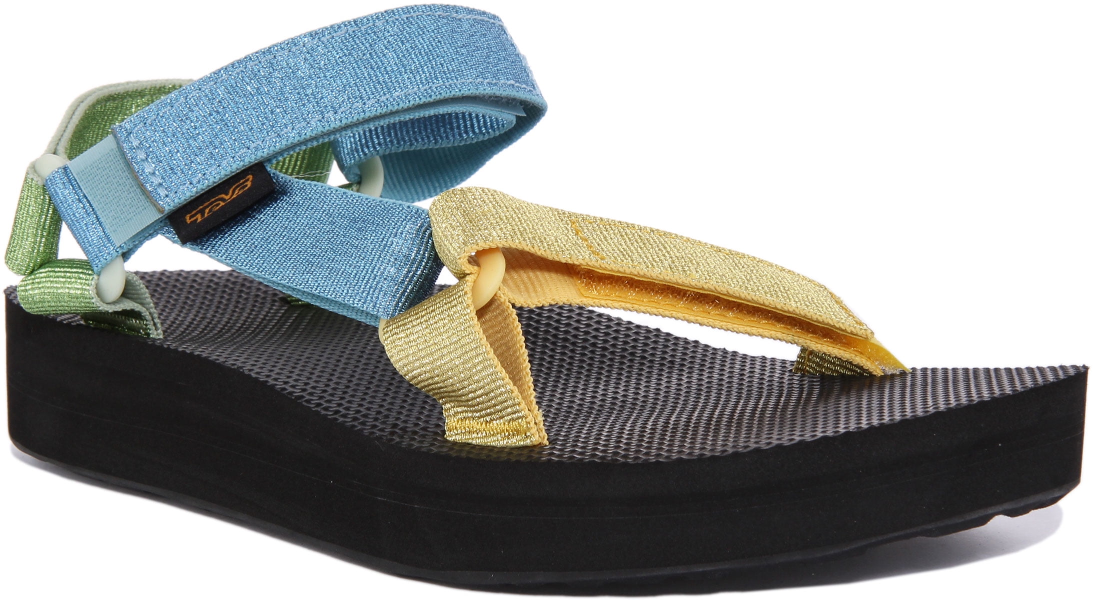 Teva Midform Universal Women's Vegan Platform Strappy Sandal In Blue ...