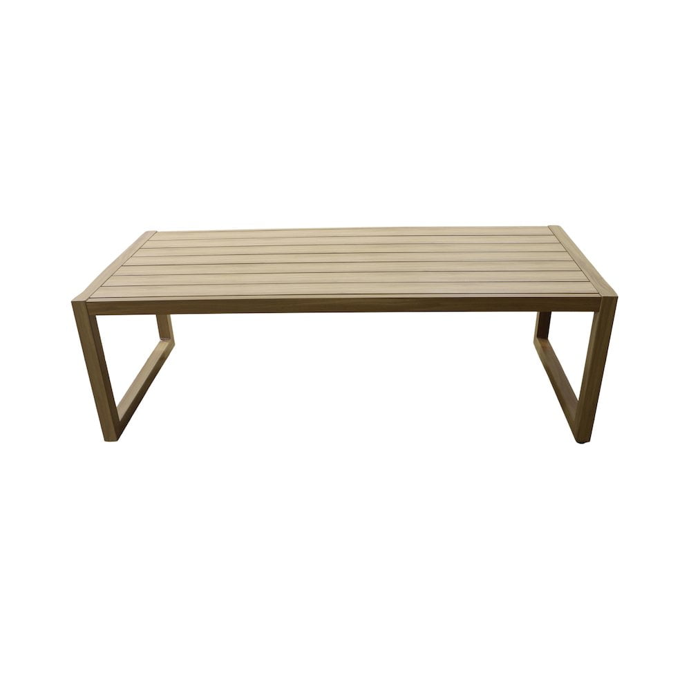 Teva Patio Furniture Napa PE Wicker Coffee Table in Brown - Walmart.com