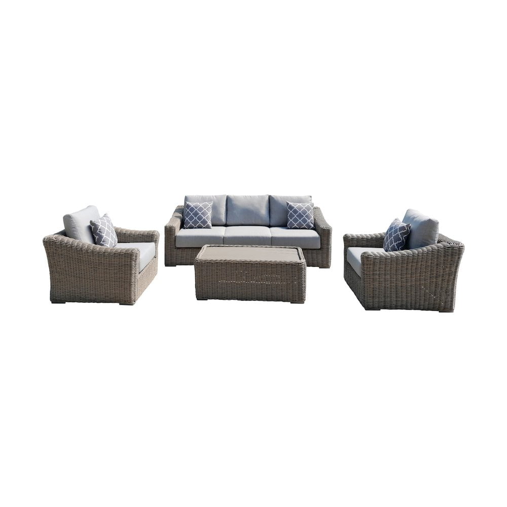 Teva Furniture Tulum Sofa Set with Cushion - Walmart.com