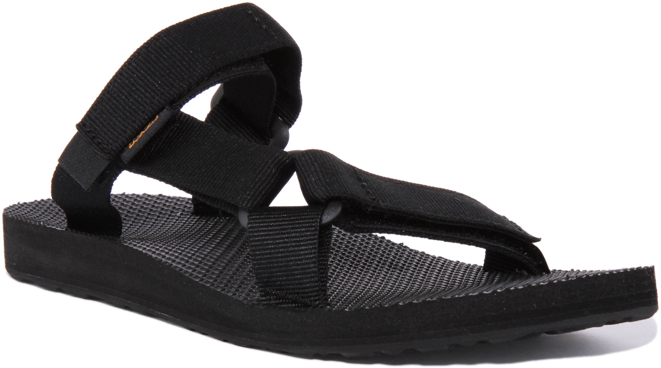 Teva Universal Slide Women's Hook And Loop Strap Sandal In Black Size 5 ...