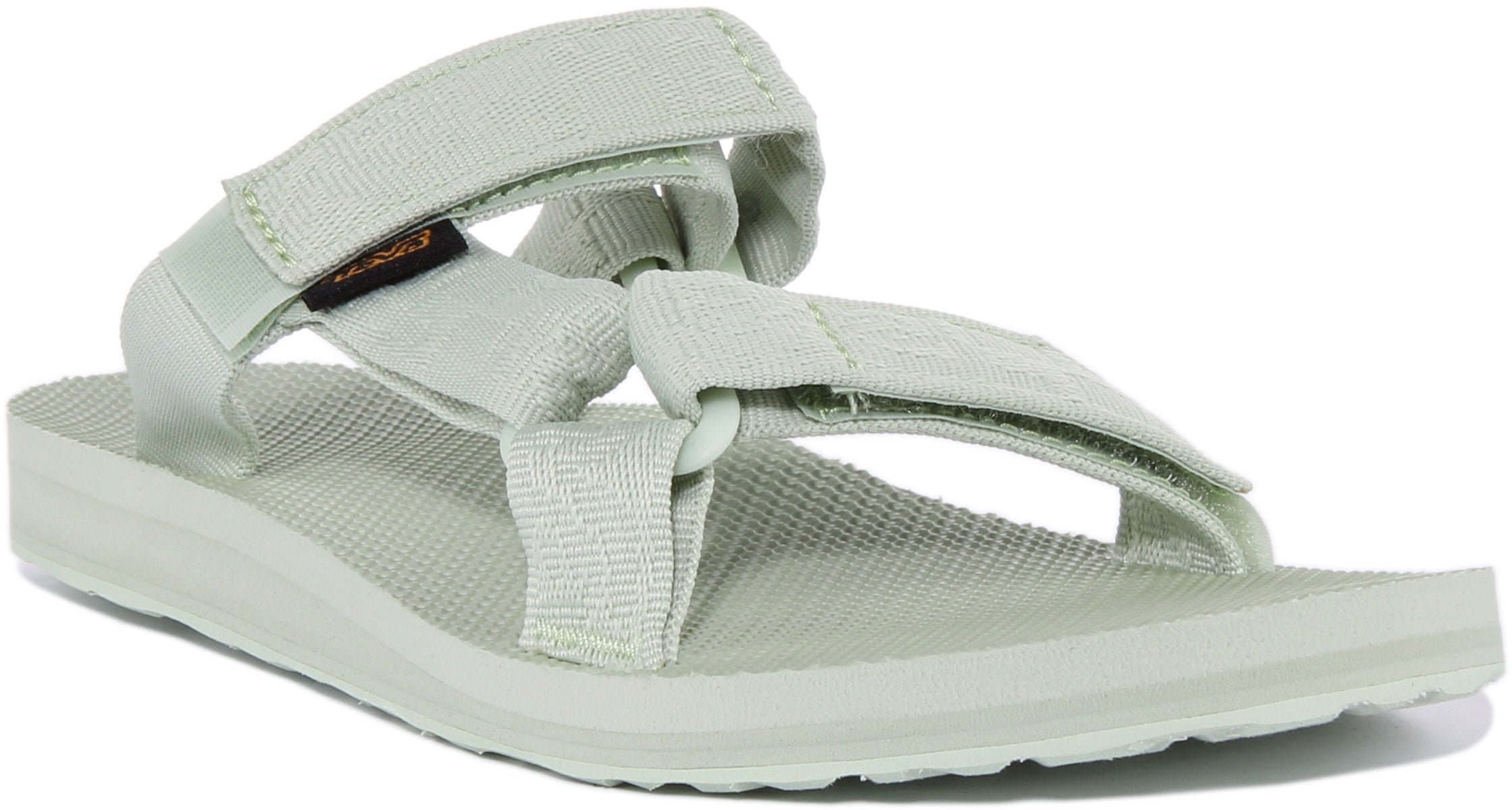 Teva Universal Slide Women's Hook And Loop Strap Sandal In Mint Size 5 ...