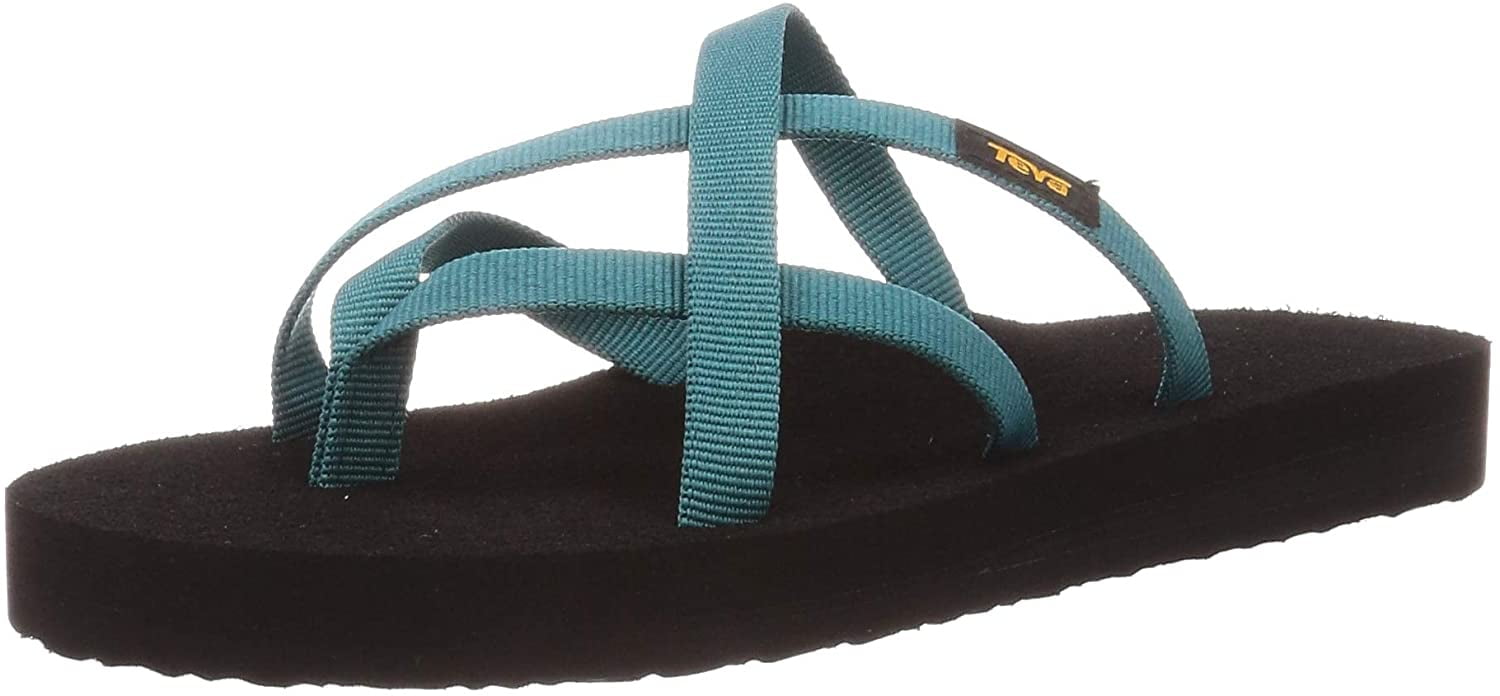 Teva Womens Olowahu Flip-Flop 5 Deep Lake - Walmart.com