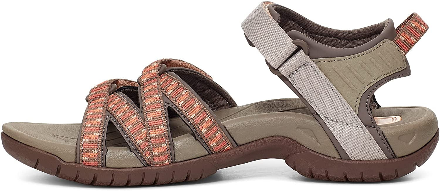 Teva Womens Walk And Hike Sandals ~ Tirra Stacks Tan Orange - Walmart.com