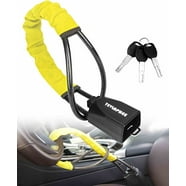 Hyper Tough Anti-Theft Steering Wheel Lock, Red, Black, Model 7867 ...