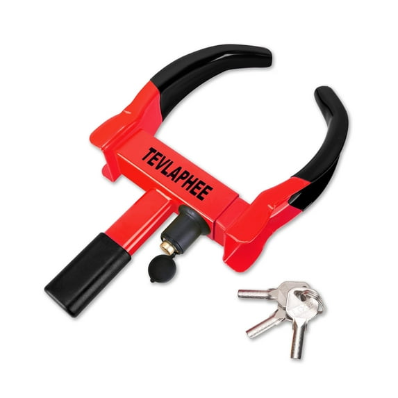 Tevlaphee Universal Wheel Lock Heavy Duty Security Trailer Wheel Lock ...