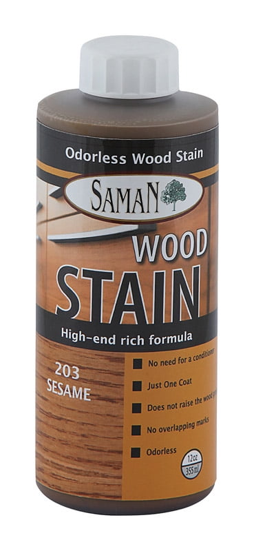 Tew-203-12 Saman 12oz Waterbased Stain - Sesame - Walmart.com